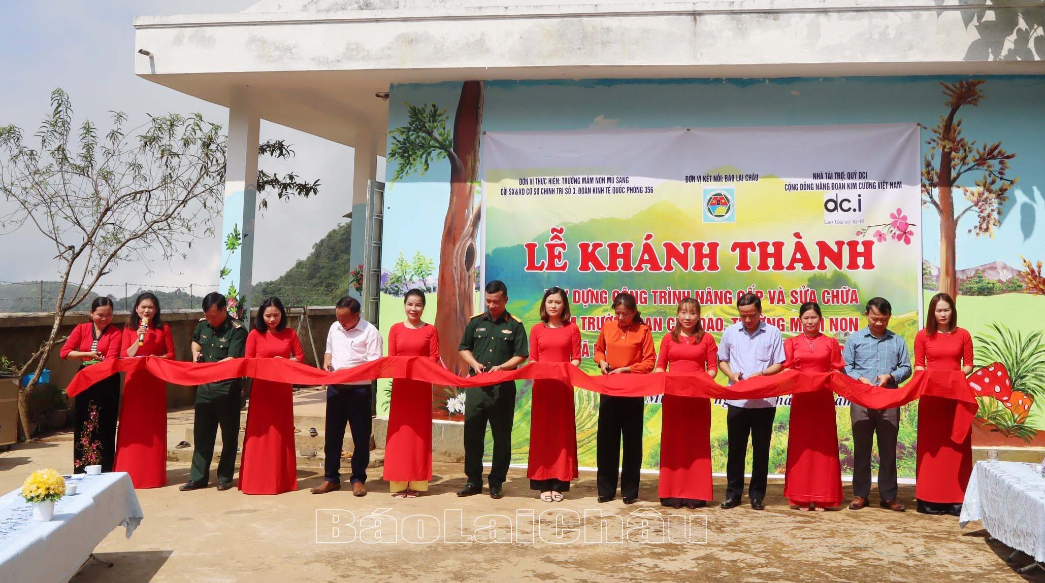 Khánh thành công trình nâng cấp và sửa chữa điểm trường Can Chu Dao ...
