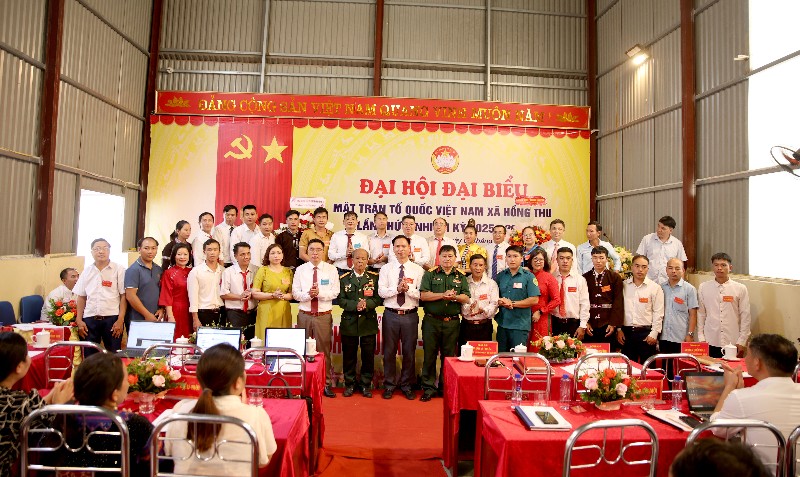 Đại hội Đại biểu Mặt trận Tổ quốc Việt Nam xã Hồng Thu lần thứ I, nhiệm ...